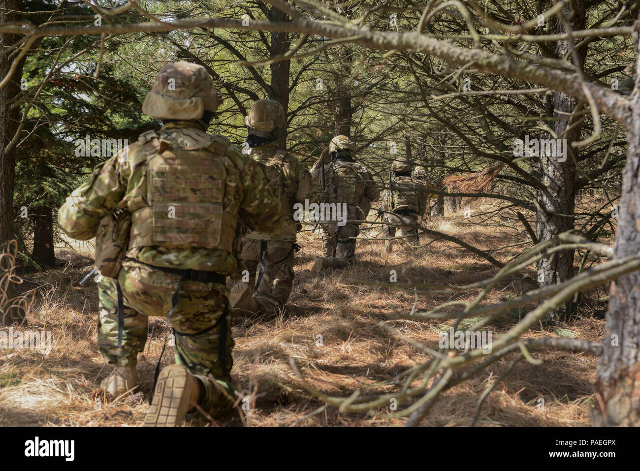 Staggered formation hi-res stock photography and images - Alamy