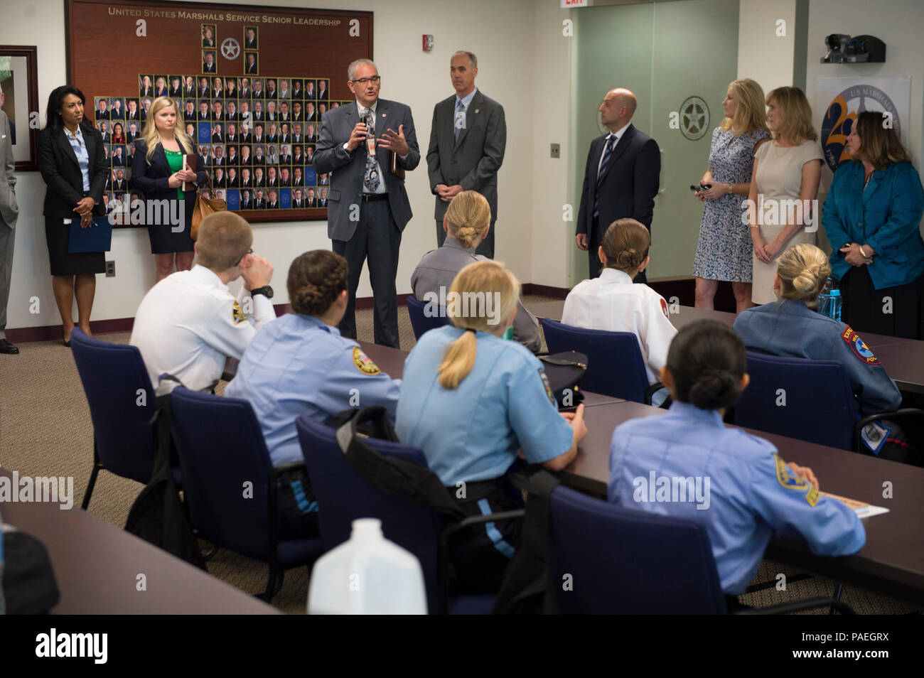 Law Enforcement Explores place a wreath at the National Law Enforcement ...