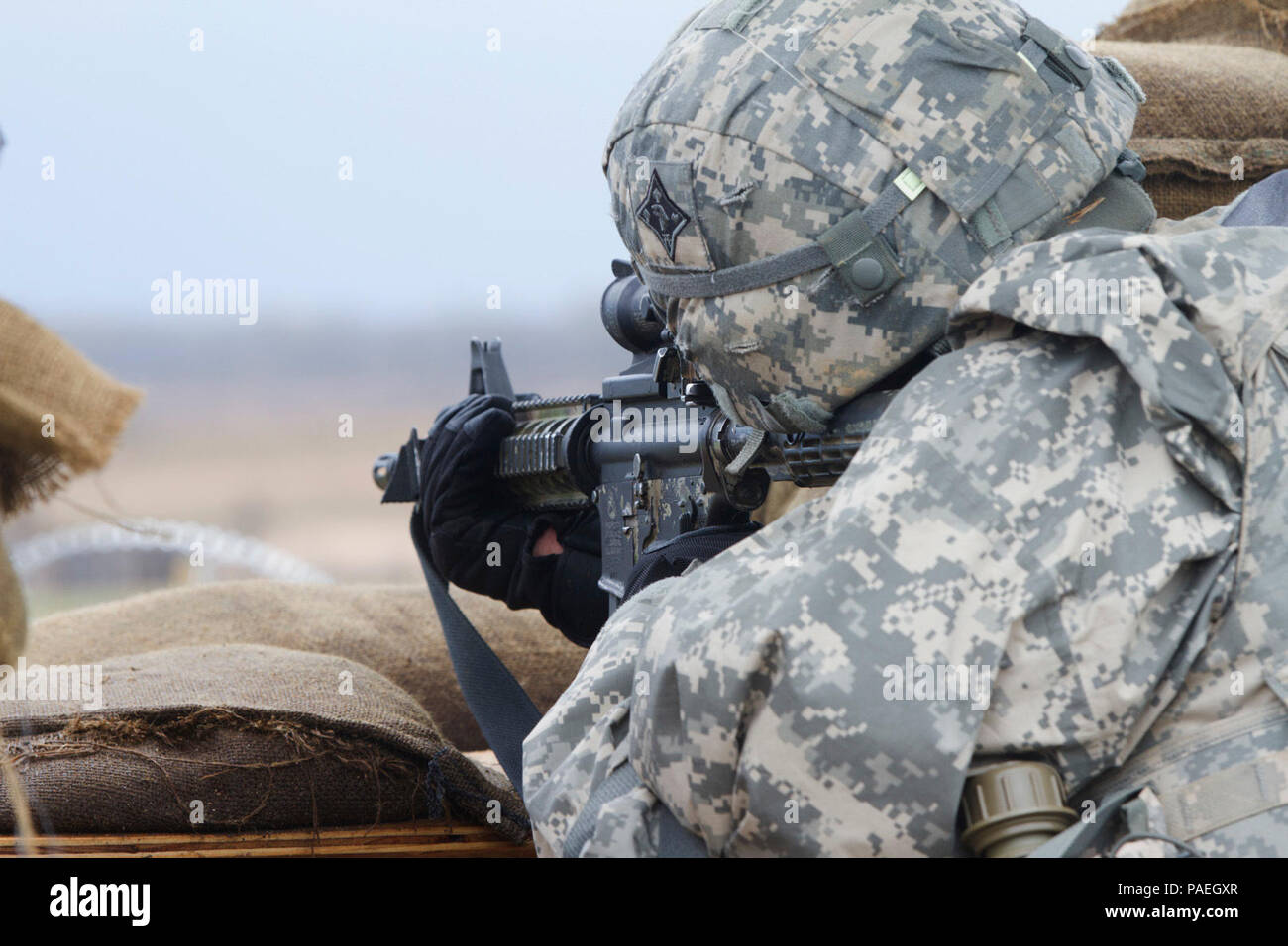 A Soldier from the 101st Financial Management Support Unit, 101st ...
