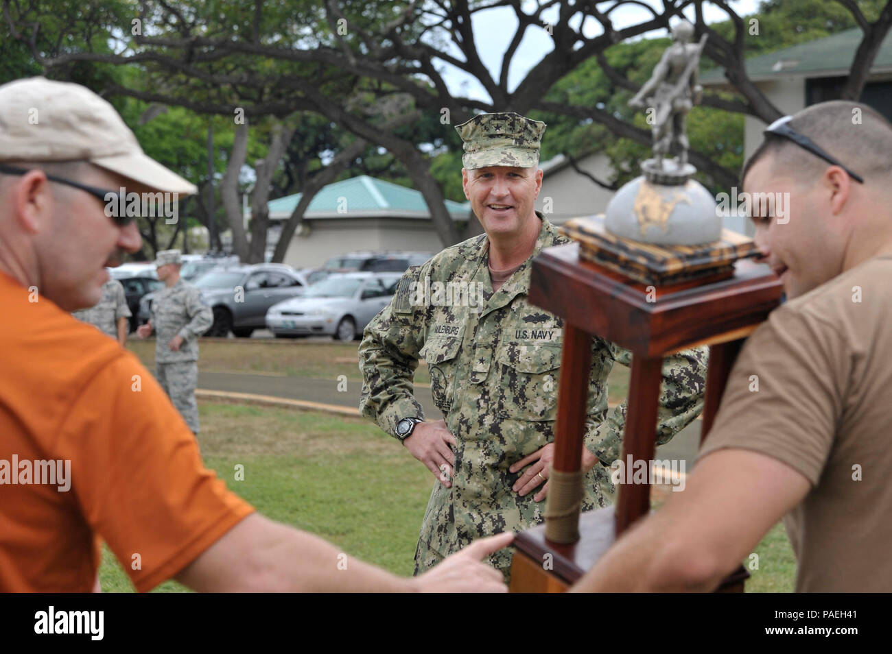 PEARL HARBOR (March 4, 2015) Rear Adm. Bret J. Muilenburg, commander of ...