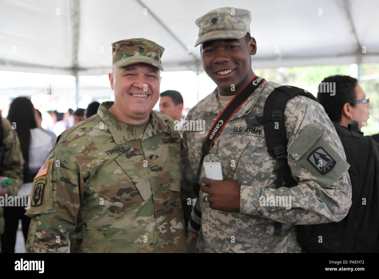 U.S. Army Brigadier Gen. Richard Torres, Deputy Commanding General for ...