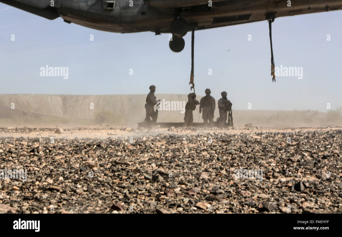 U.S. Marine Landing Support Specialists, with Combat Logistics ...