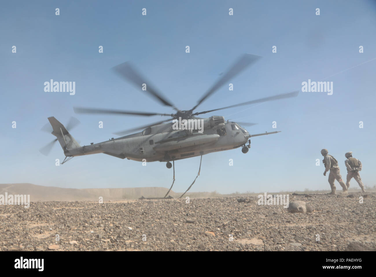 U.S. Marine Landing Support Specialists, with Combat Logistics ...