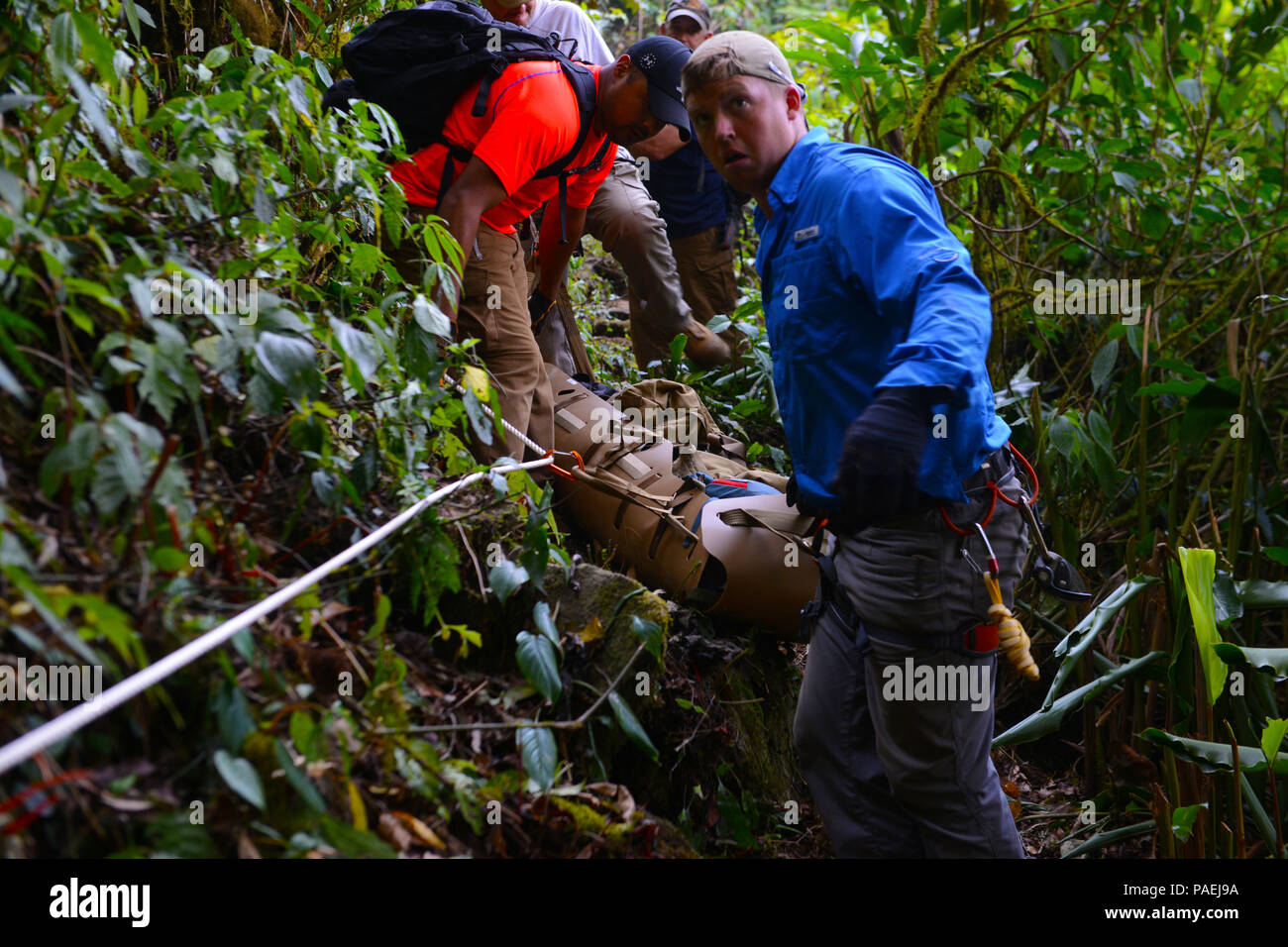 Members of 16-2VM Recovery Team One with the Defense POW/MIA Accounting ...