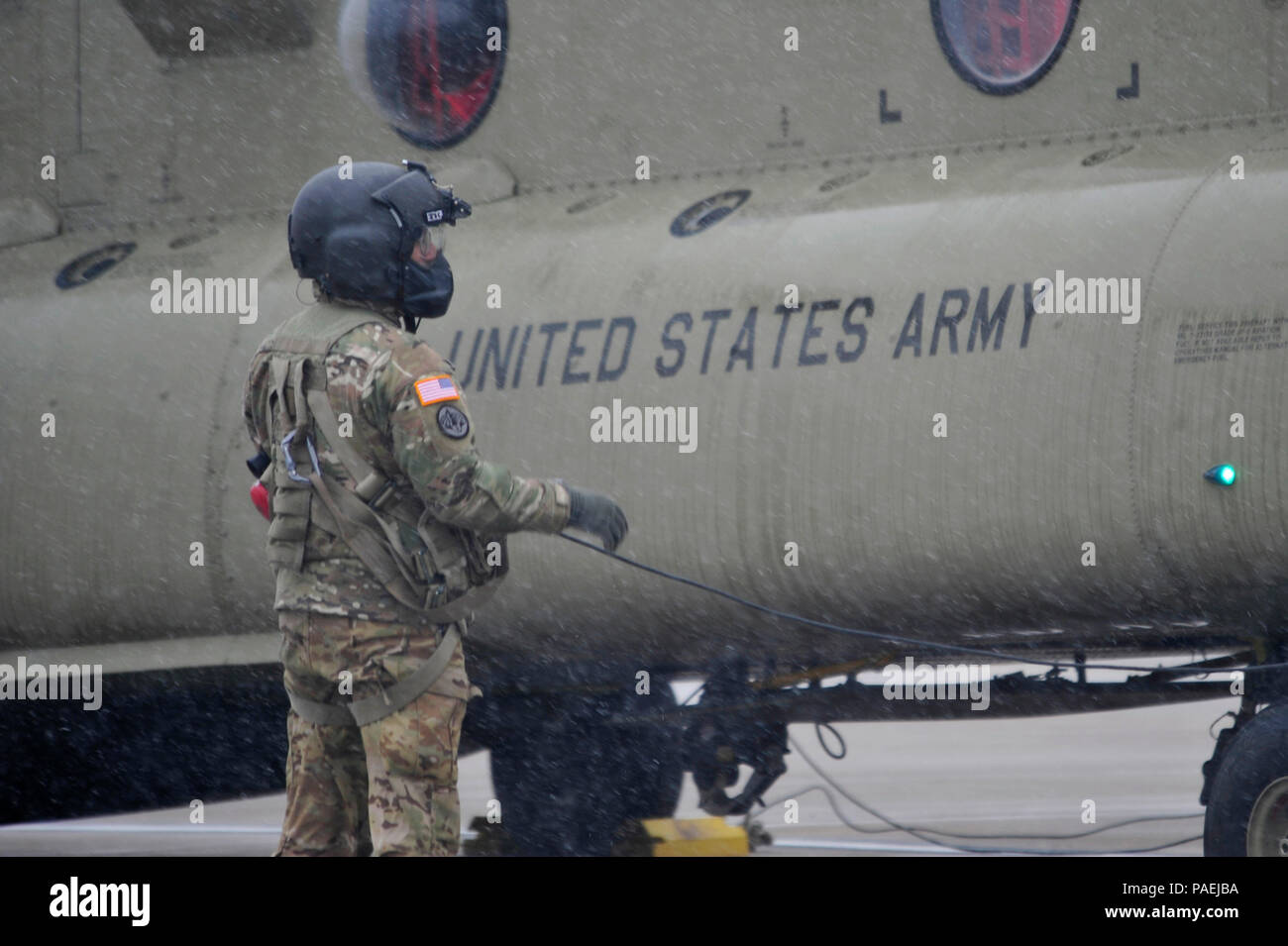 U.S. Army Sgt. 1st Class Guy Morgan, Detachment 1 Bravo standards ...