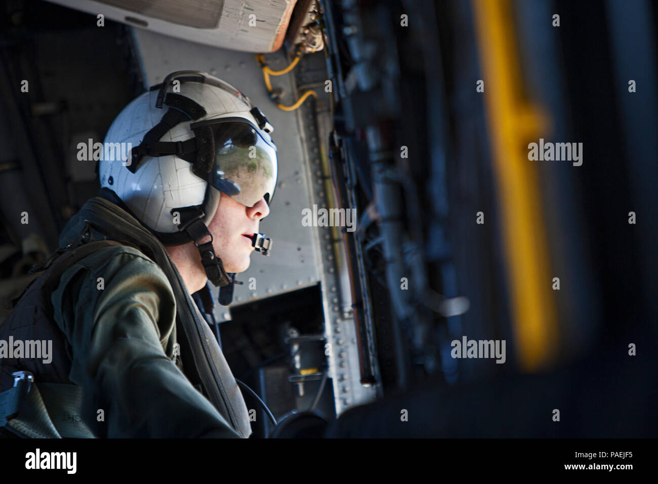 U.S. Marine Corps Lance Cpl. Nicholas M. Luber participates in troop ...