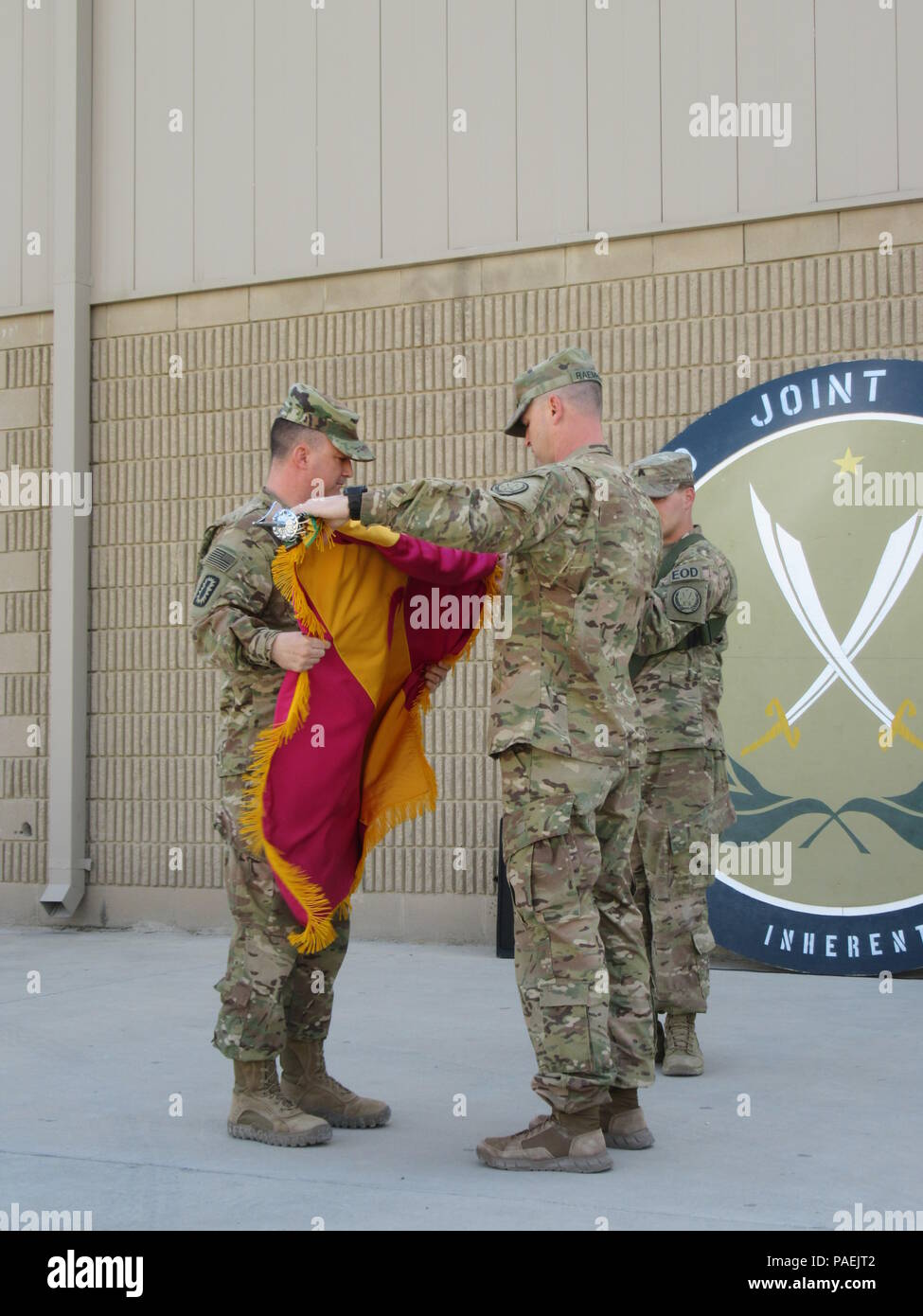 Col. Mark Faria, 52d Explosive Ordnance Disposal Group commander ...