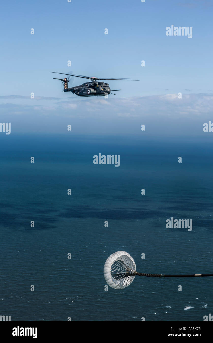 A U.S. Navy MH-53E Sea Dragon with U.S. Navy Helicopter Mine ...