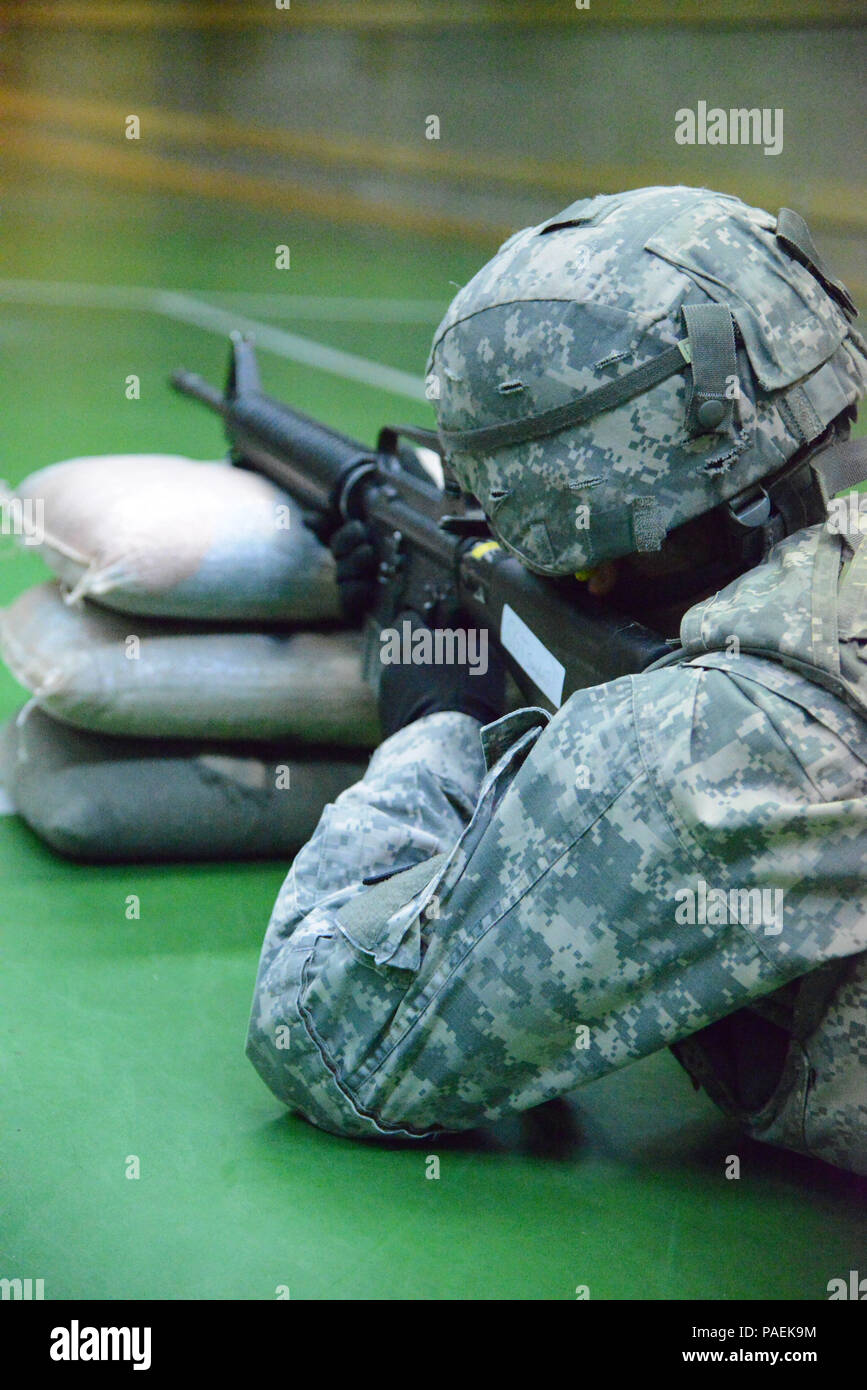 U.S. Army Spc. Bryan Sandino, assigned to Allied Forces North Battalion ...