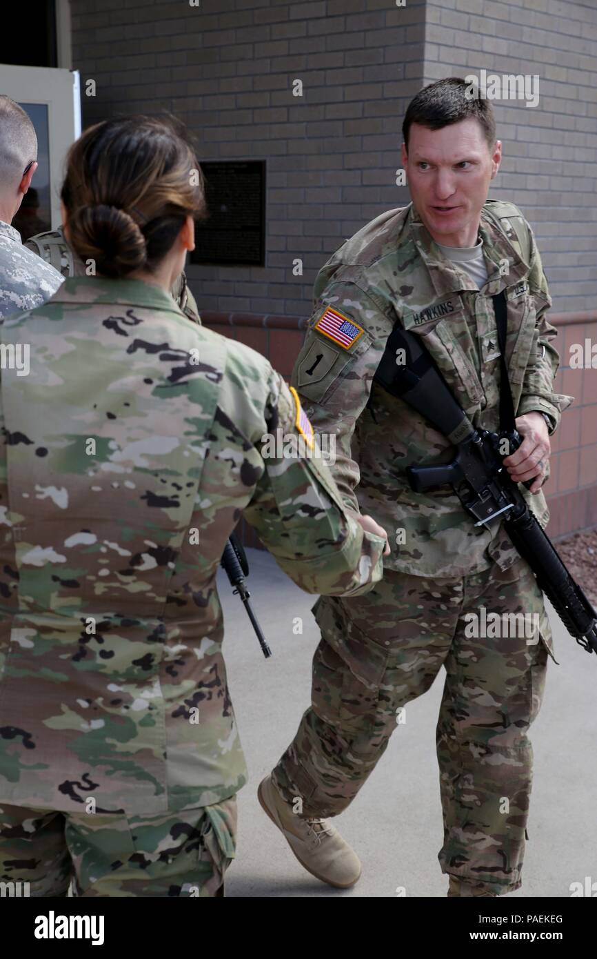 A Soldier assigned to 176th Engineer Company, Washington State Army ...