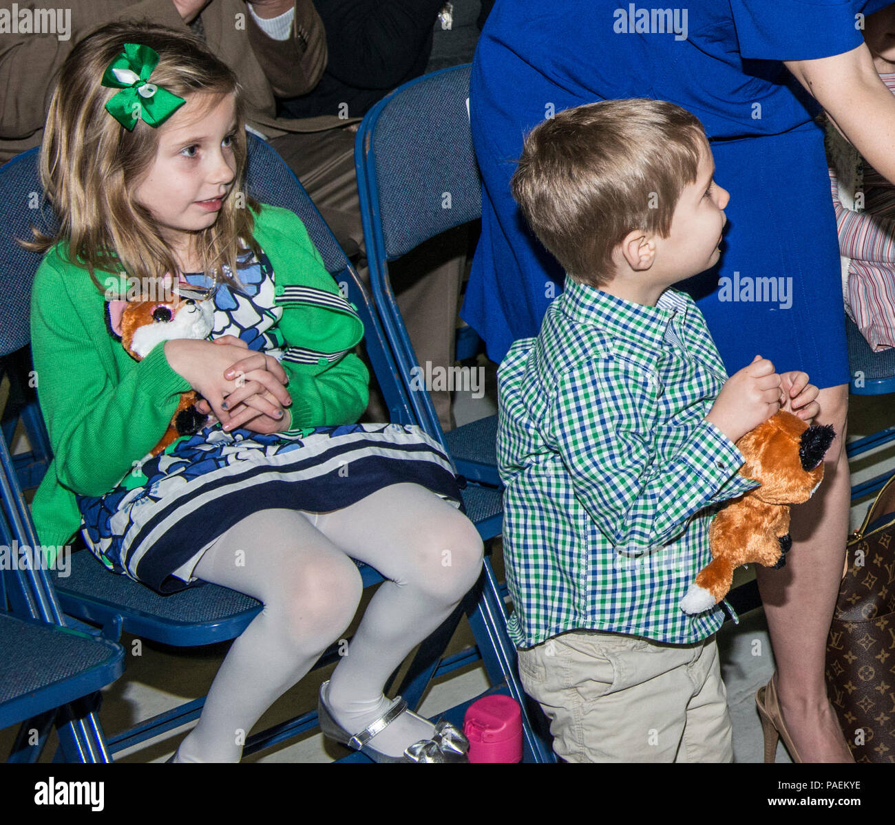 89th Airlift Wing Airmen attend the 99th Airlift Squadron change-of ...