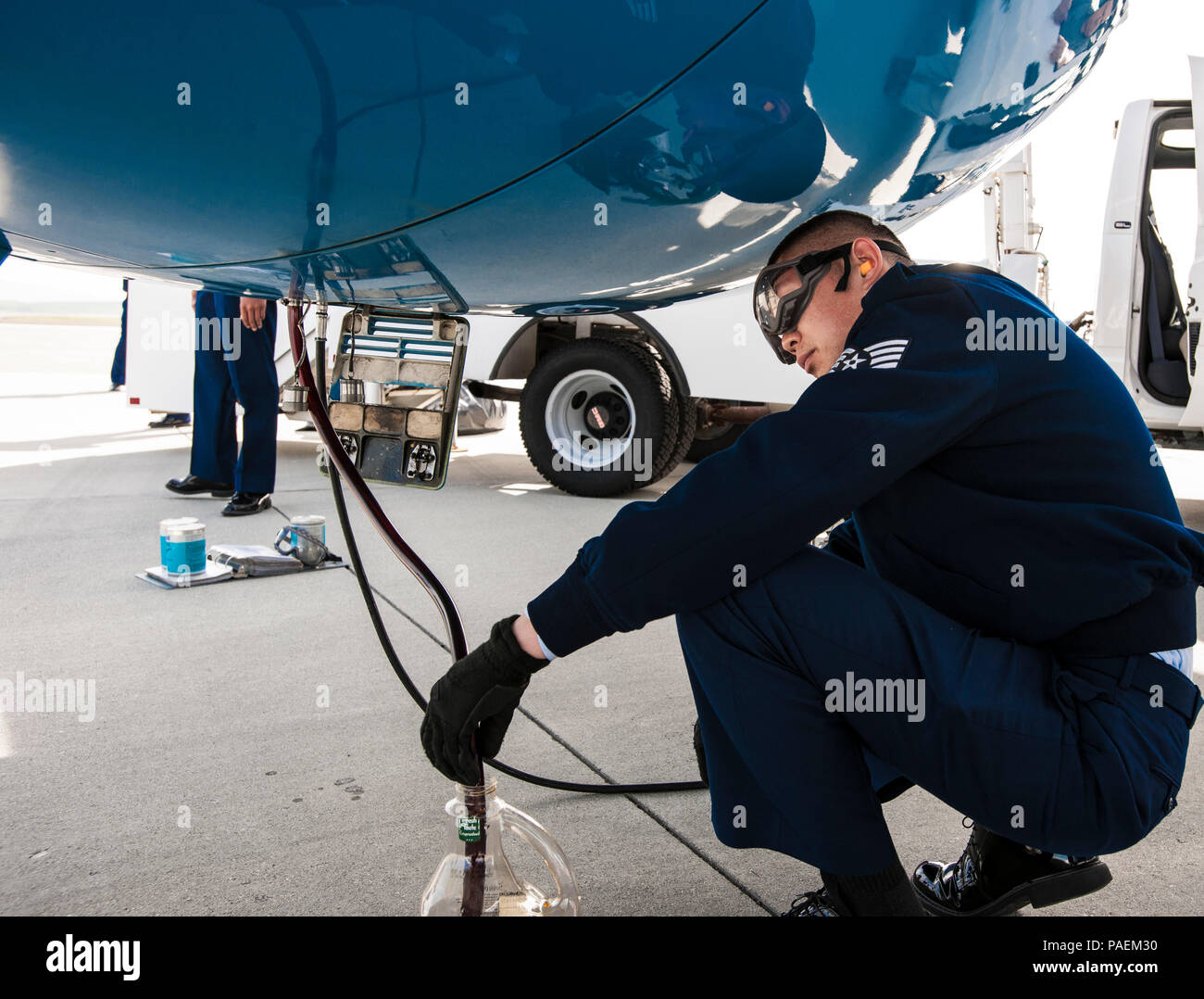 A 1st Airlift Squadron crew flies a recruiting mission to several ...