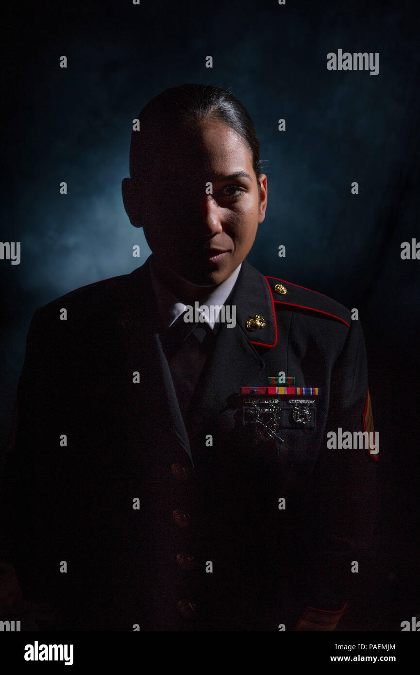 Marine Staff Sergeant Laura Davis, Combat Log Battalion 451 Detachment ...