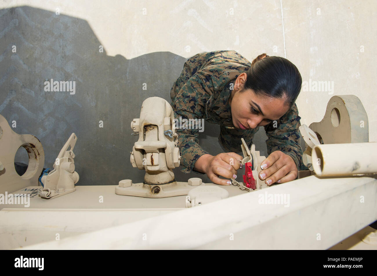 Marine Staff Sergeant Laura Davis, Combat Logistics Battalion 451 ...