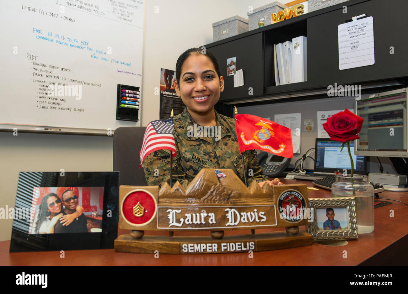 Marine Staff Sergeant Laura Davis, Combat Logistics Battalion 451 ...