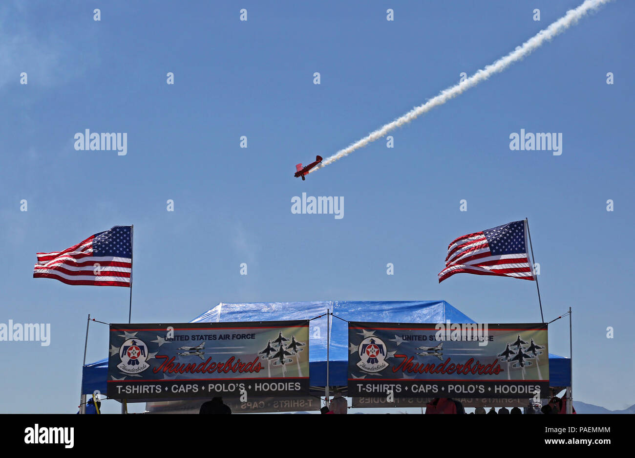 MARCH AIR RESERVE BASE (April 16, 2016) A 1940 Boeing Stearman Biplane ...