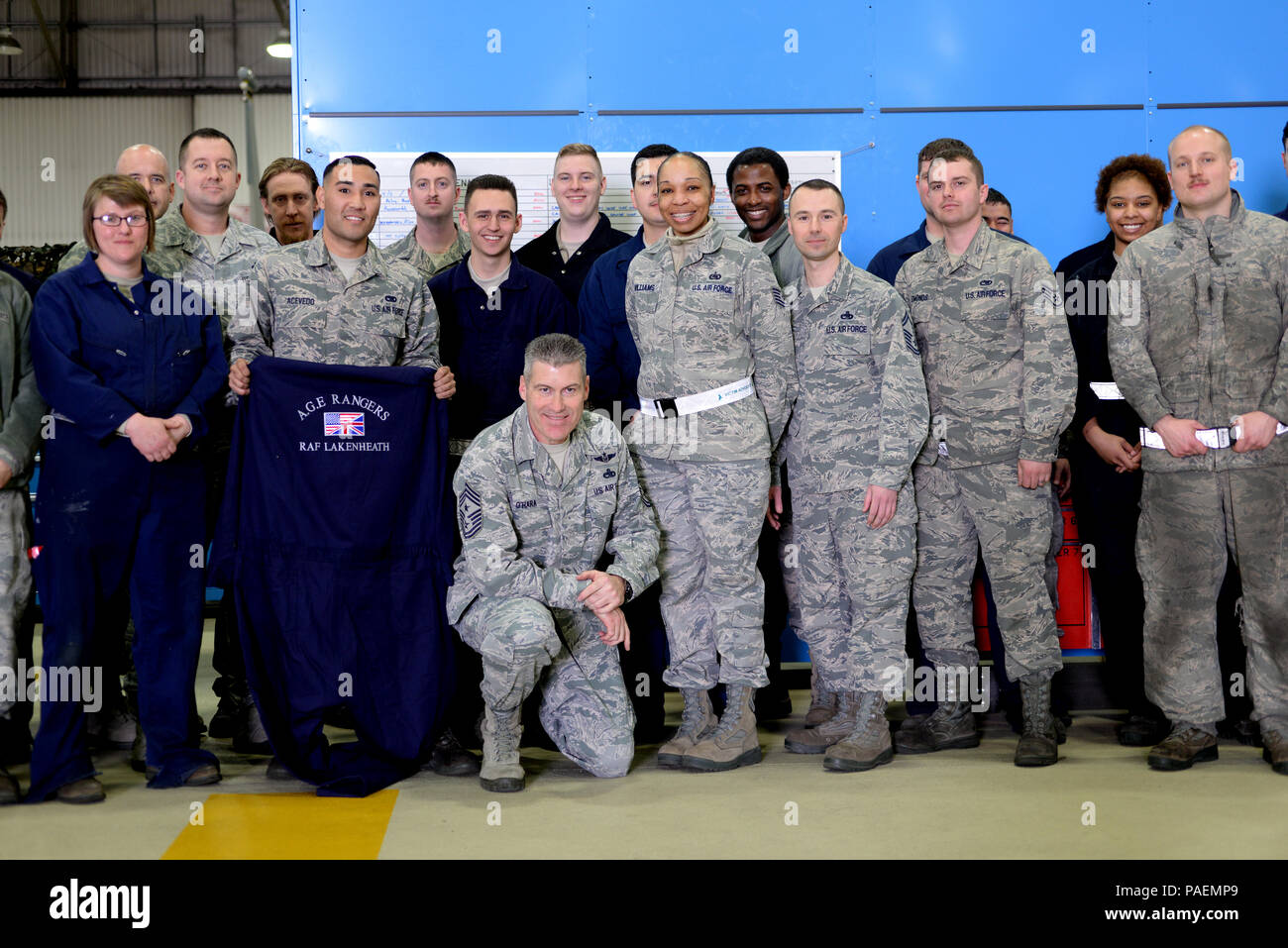 Chief Master Sergeant David O’Hara, 48th Fighter Wing command chief ...
