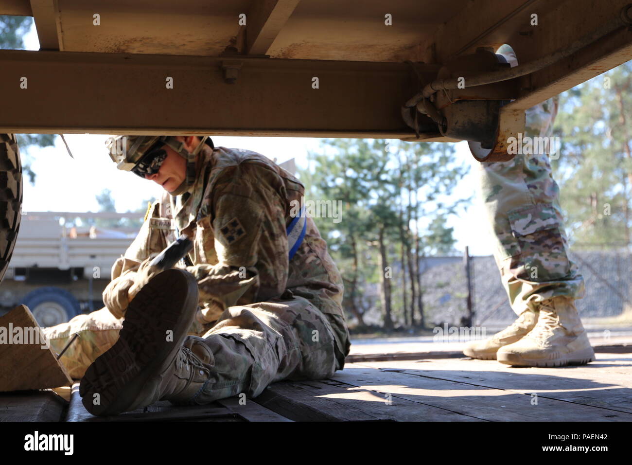 Sgt. Jamie Lewandowski, a multichannel transmission systems operator ...