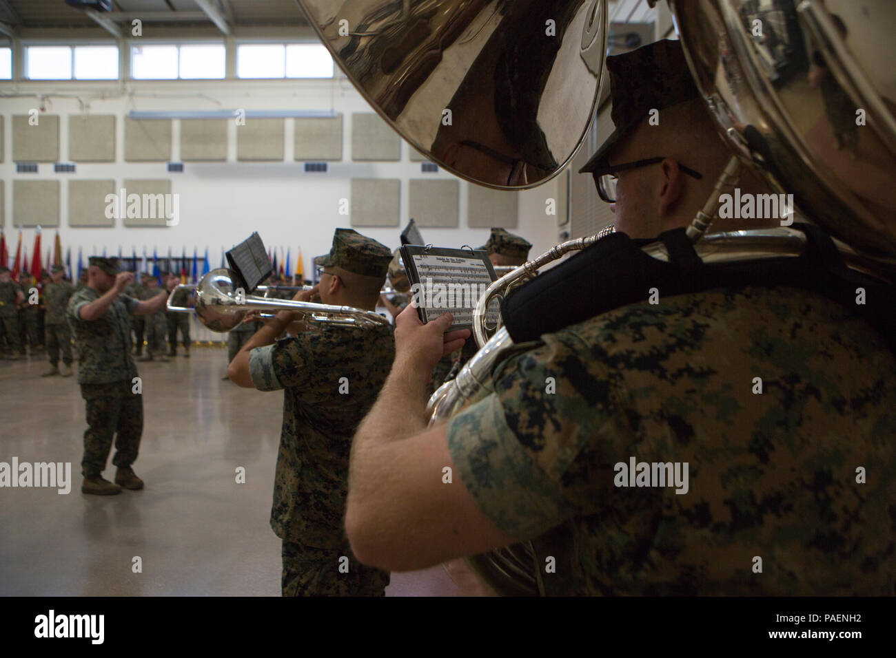 Marines with Marine Corps Band New Orleans perform “Salute to the ...