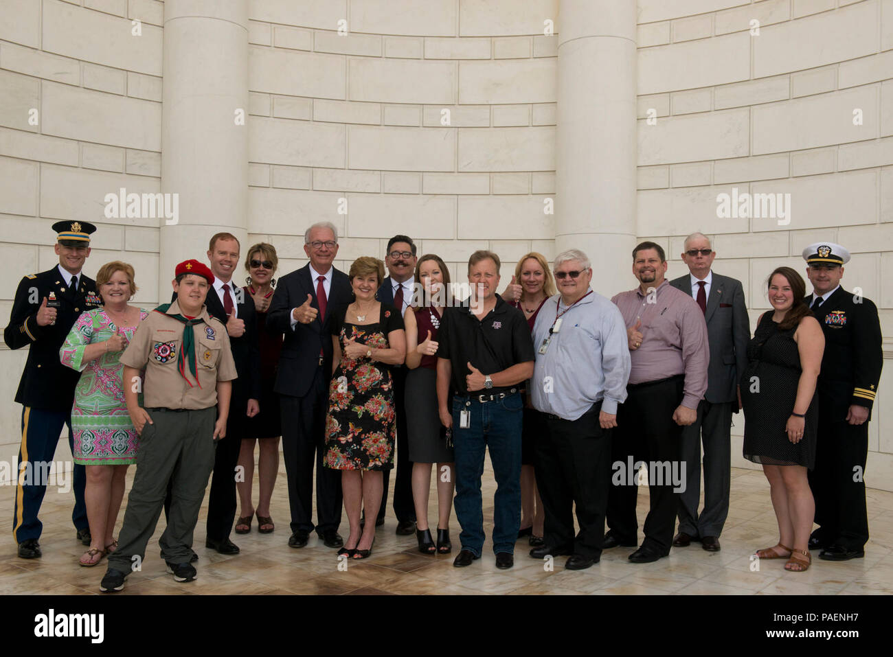 A wreath ceremony in honor of all fallen Aggies took place at the Tomb ...