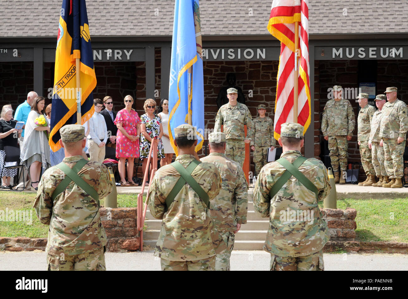 Col. Thomas Mancino, incoming commander of 90th Troop Command, Oklahoma ...