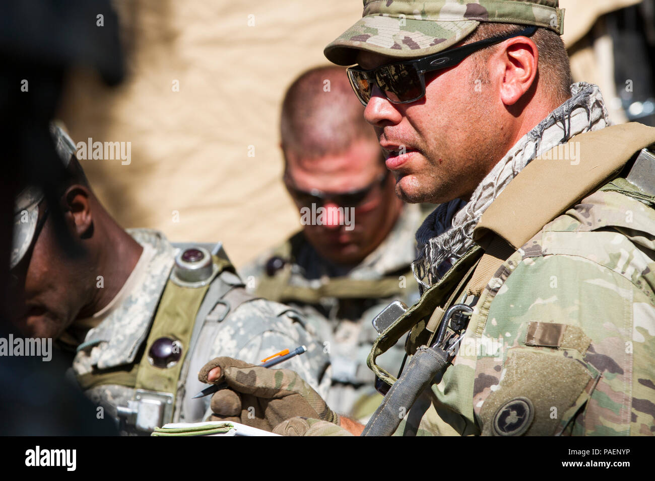 FORT HUNTER LIGGETT-- U.S. Army Reserve Sgt. Dustin Fails of the 348th ...