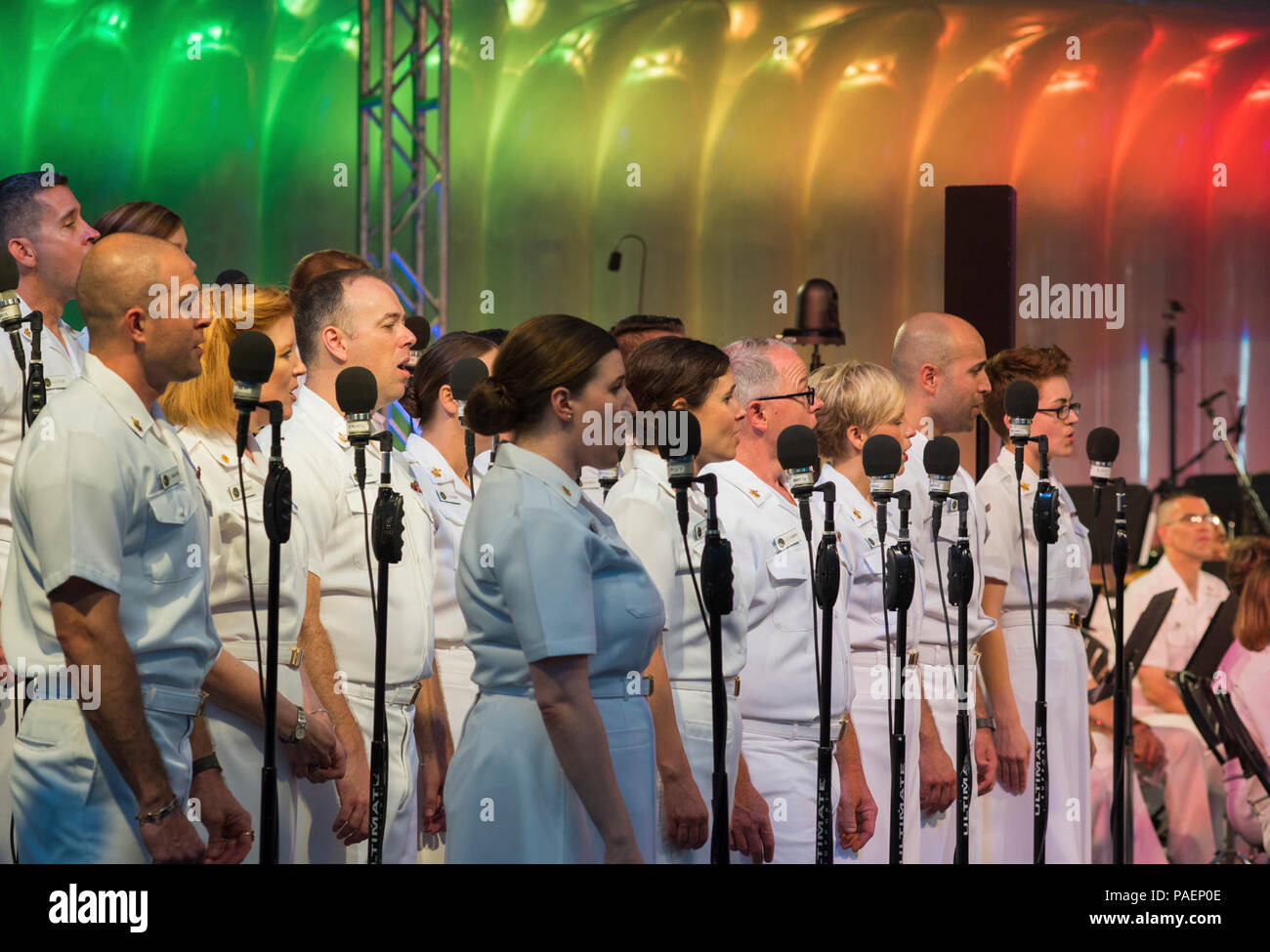 WASHINGTON, D.C. (July 4, 2017) Members of the U.S. Navy Band Sea ...