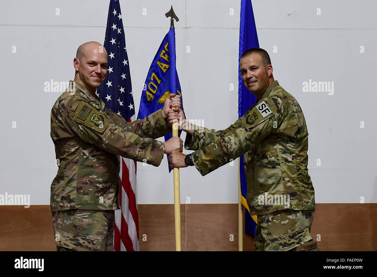 Col. Scott Gibson, 407th Air Expeditionary Group commander and ...