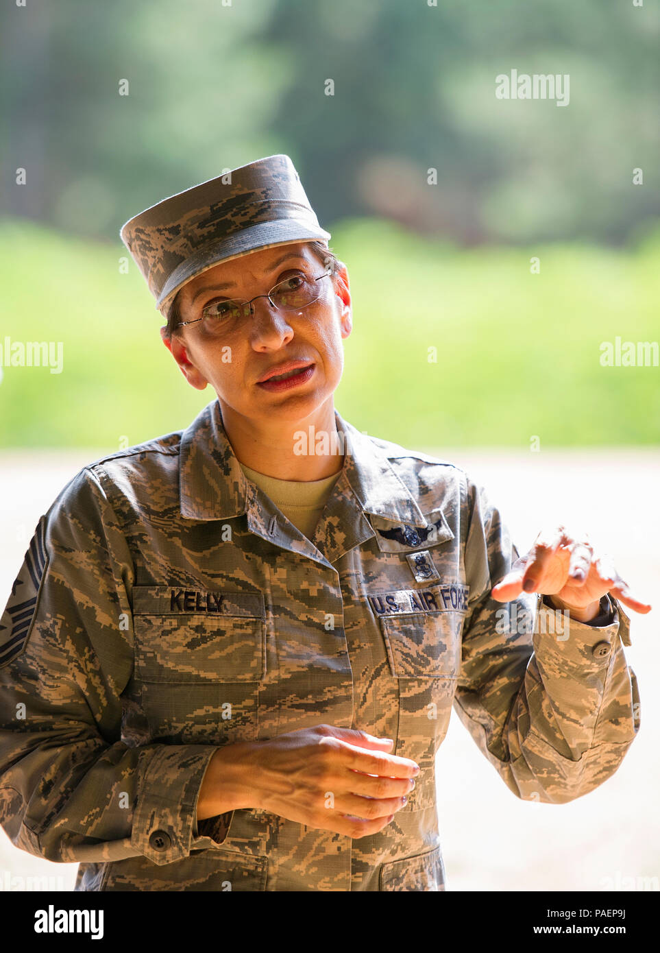 Chief Master Sgt. Ericka E. Kelly, Air Force Reserve Command command ...