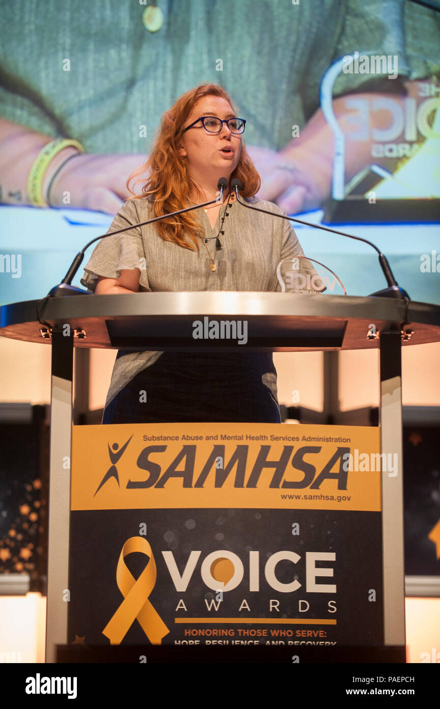 2017 SAMHSA Voice Awards Stock Photo - Alamy
