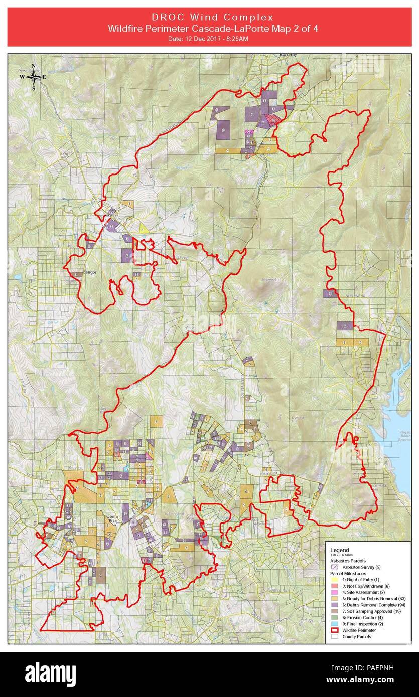 Sample of Mission Status Map Stock Photo - Alamy