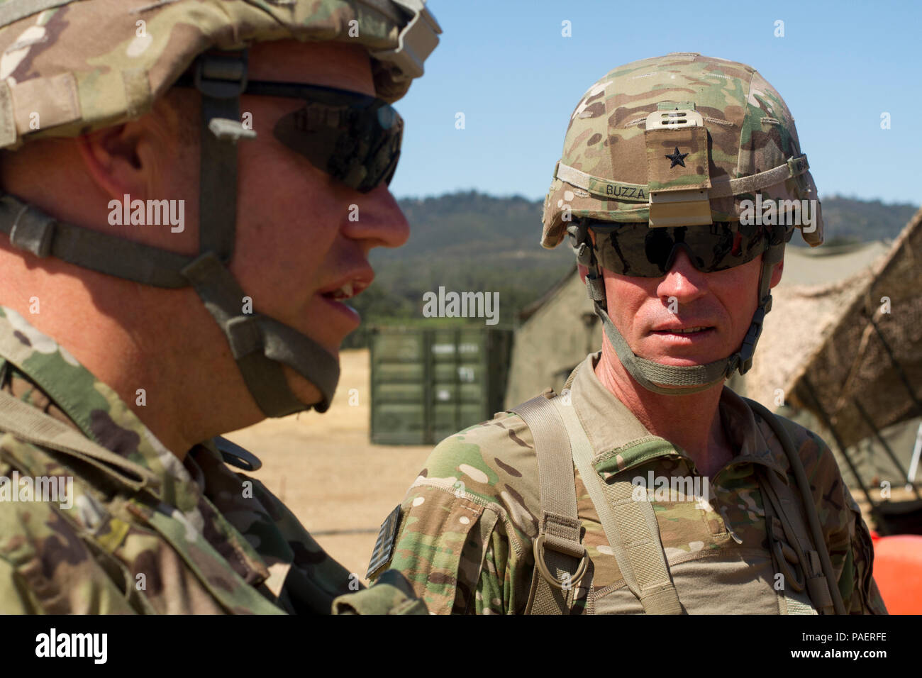 FORT HUNTER LIGGETT-- U.S. Army Reserve Brig. Gen. W. Shane Buzza of ...