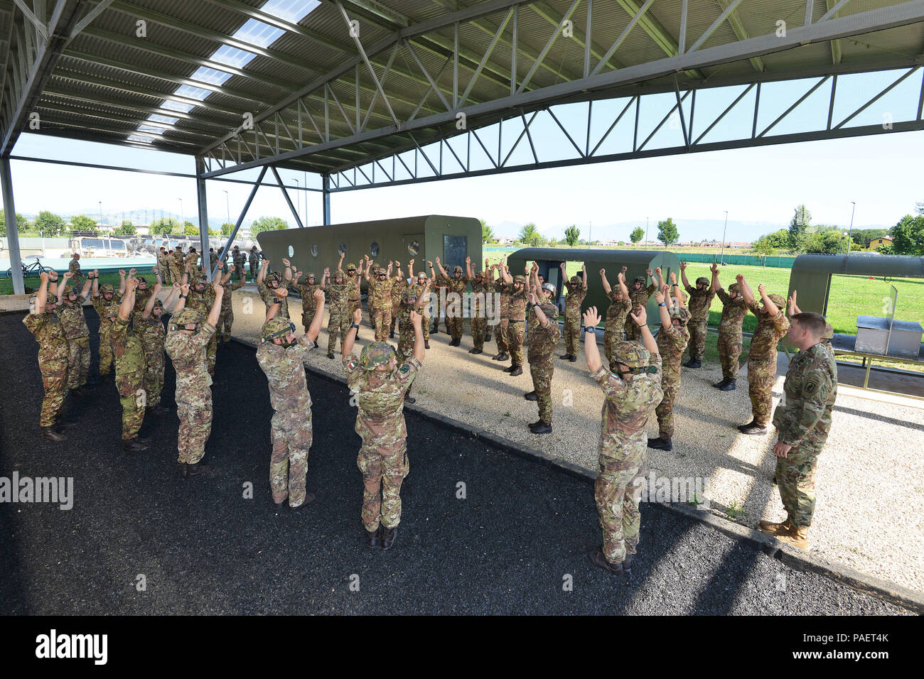 A U.S. Army Paratrooper assigned to 173rd Airborne Brigade, explain pre ...