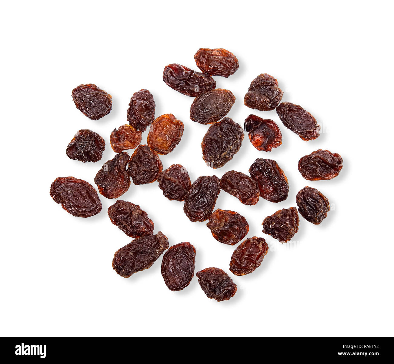 Raisin isolated on white with clipping path Stock Photo - Alamy