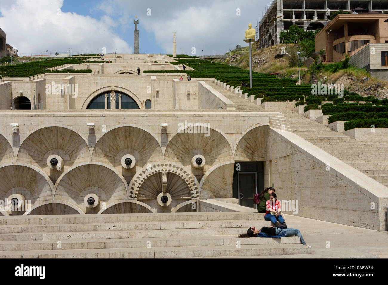 The Cascade complex in Yerevan, Armenia Stock Photo - Alamy