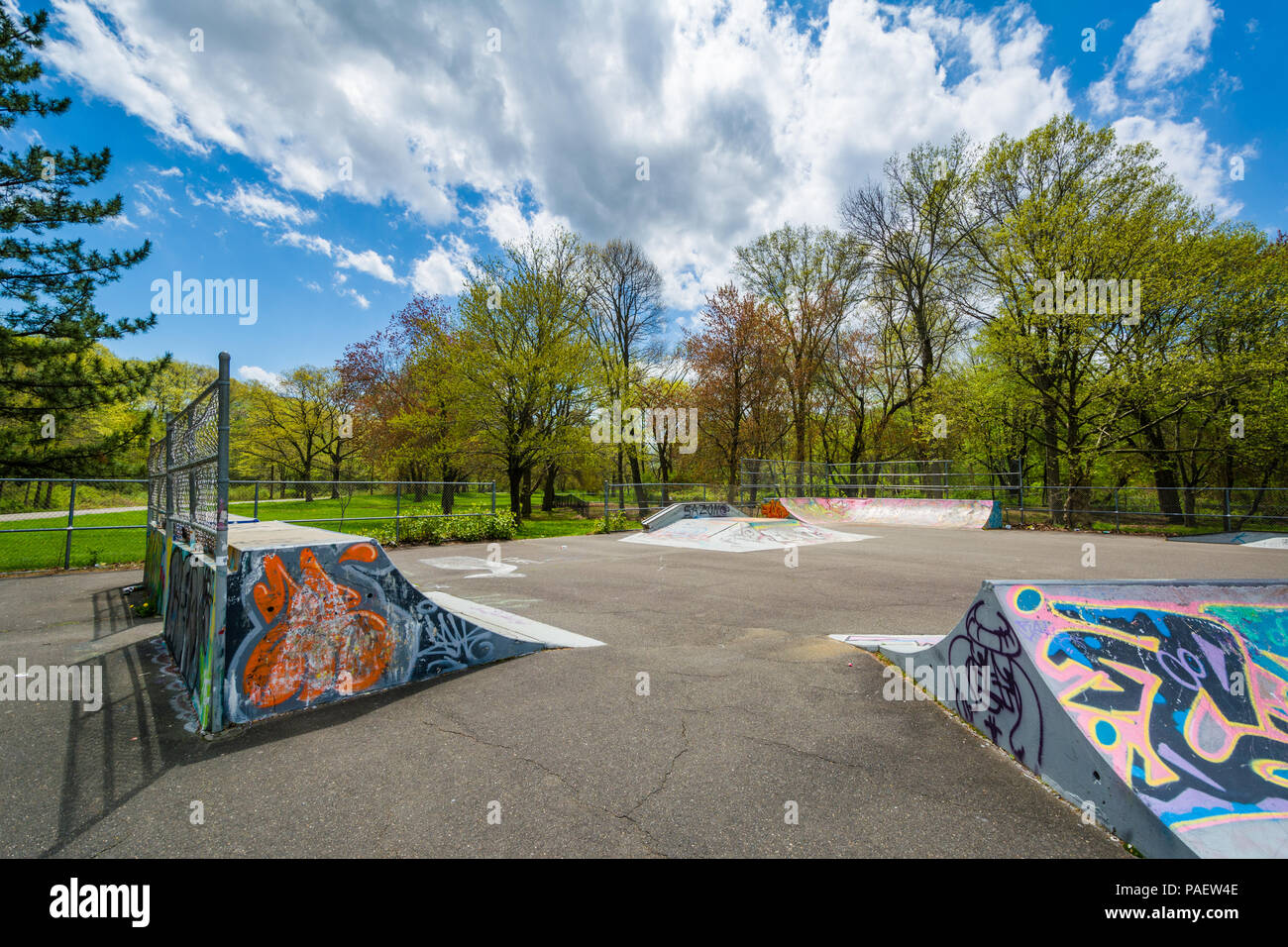 The Edgewood Skate Park, in New Haven, Connecticut Stock Photo - Alamy