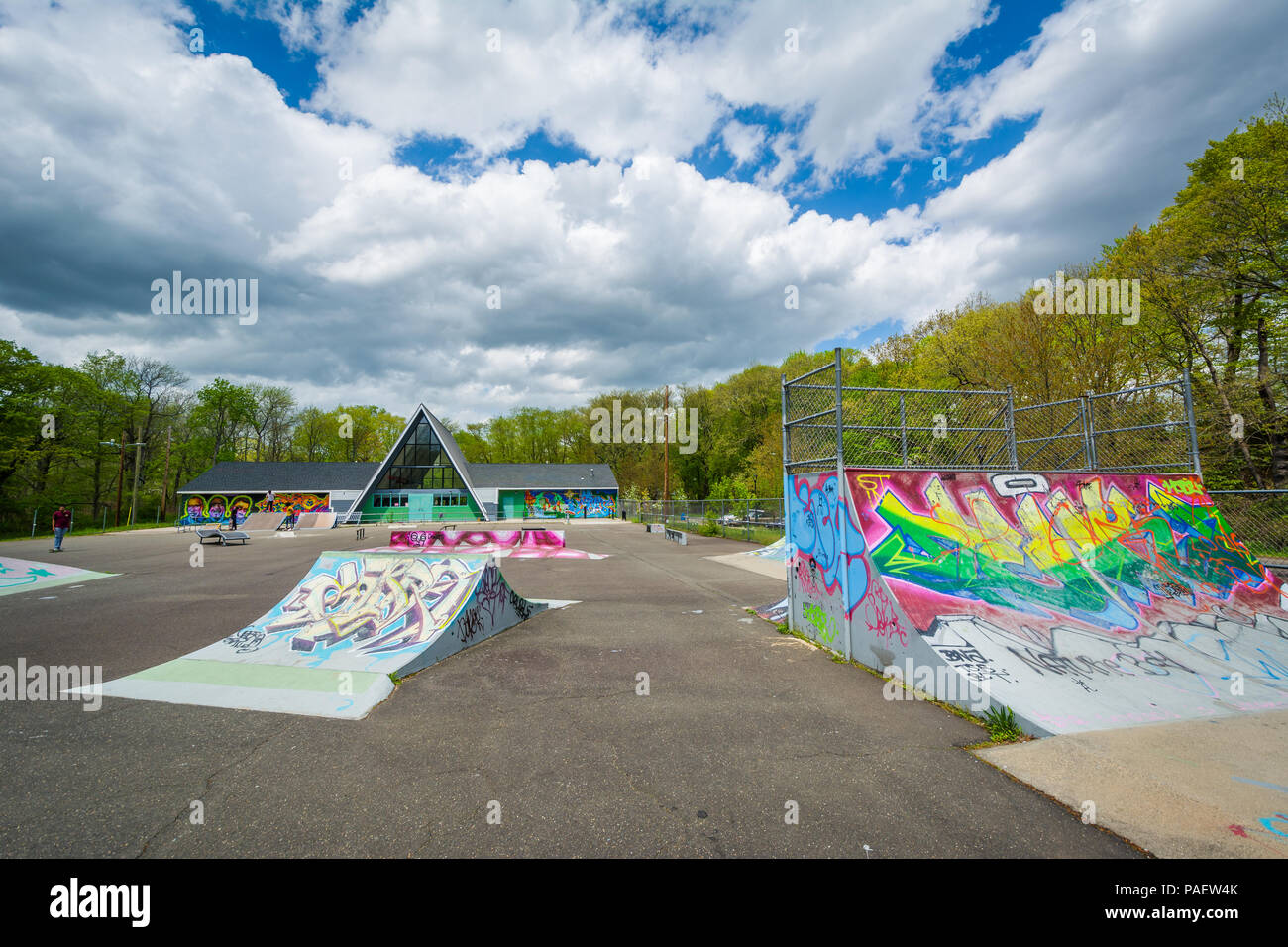The Edgewood Skate Park, in New Haven, Connecticut Stock Photo - Alamy