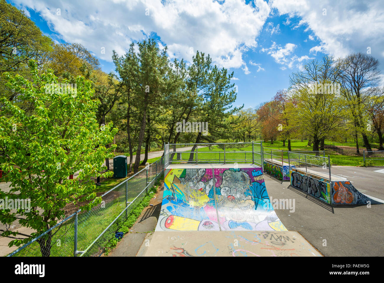The Edgewood Skate Park, in New Haven, Connecticut Stock Photo - Alamy