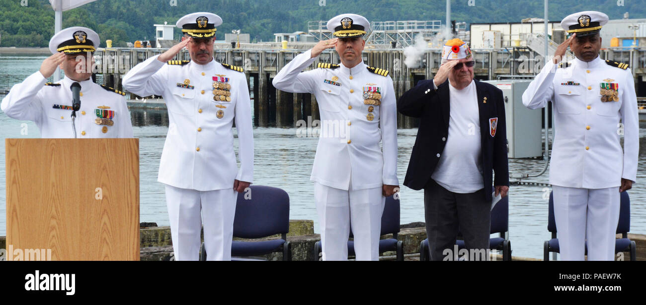 Cmdr. Tony Pecoraro, Executive Officer, Naval Base Kitsap (NBK); Capt ...