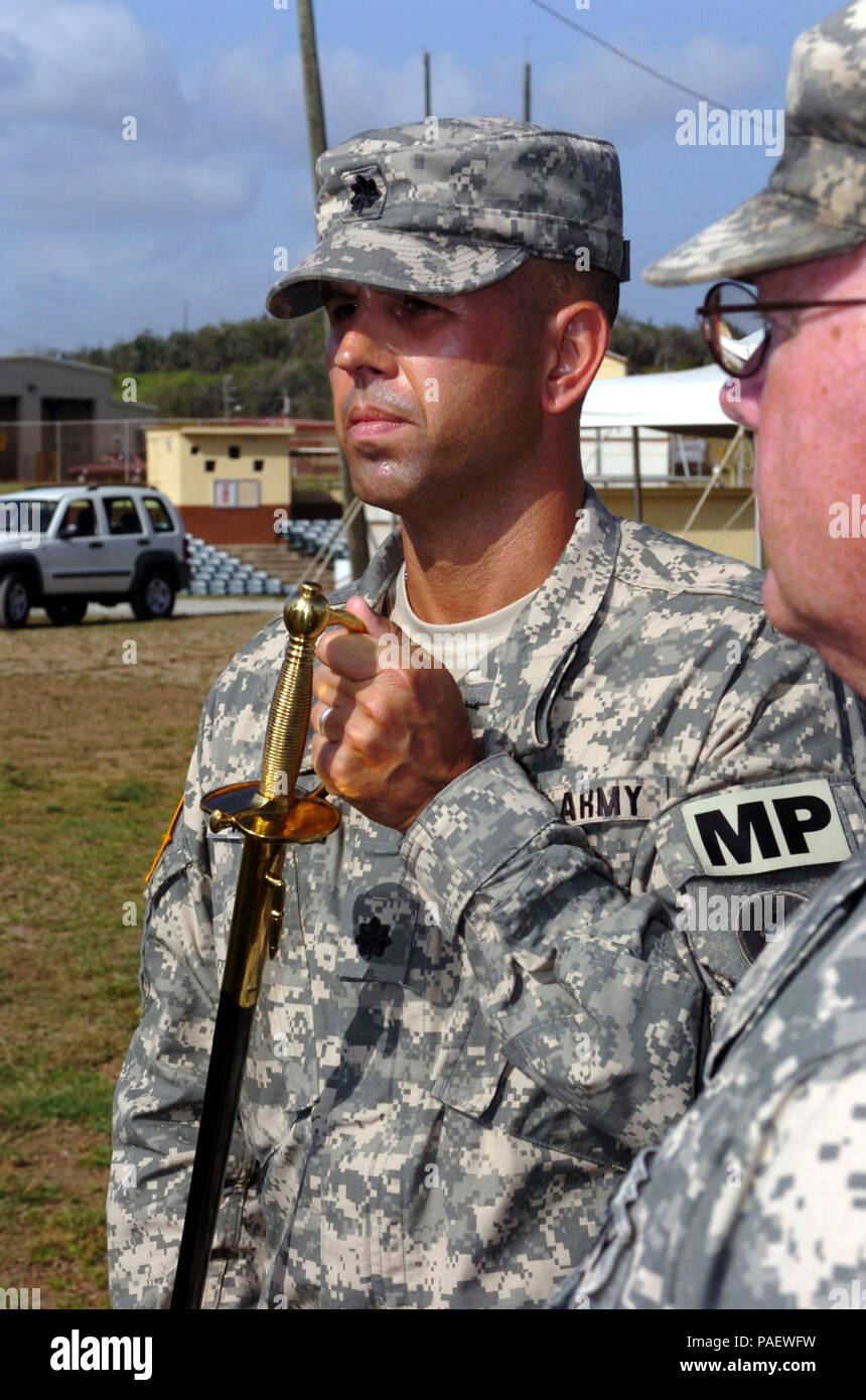 BAY, Cuba – A member of 525th Military Police Battalion participates in ...