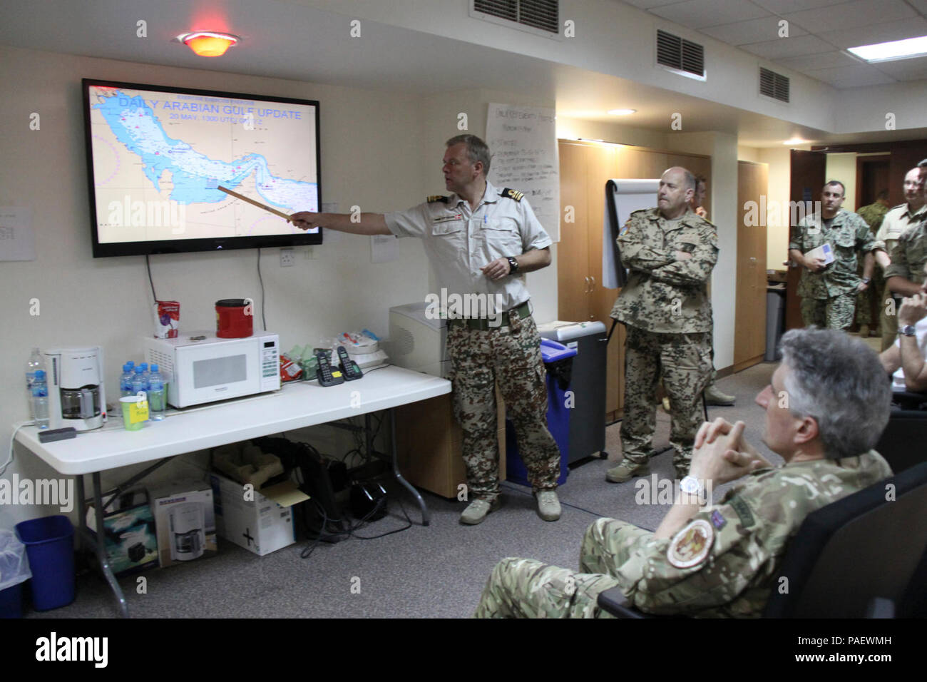 Combined force maritime component commander hi-res stock photography ...