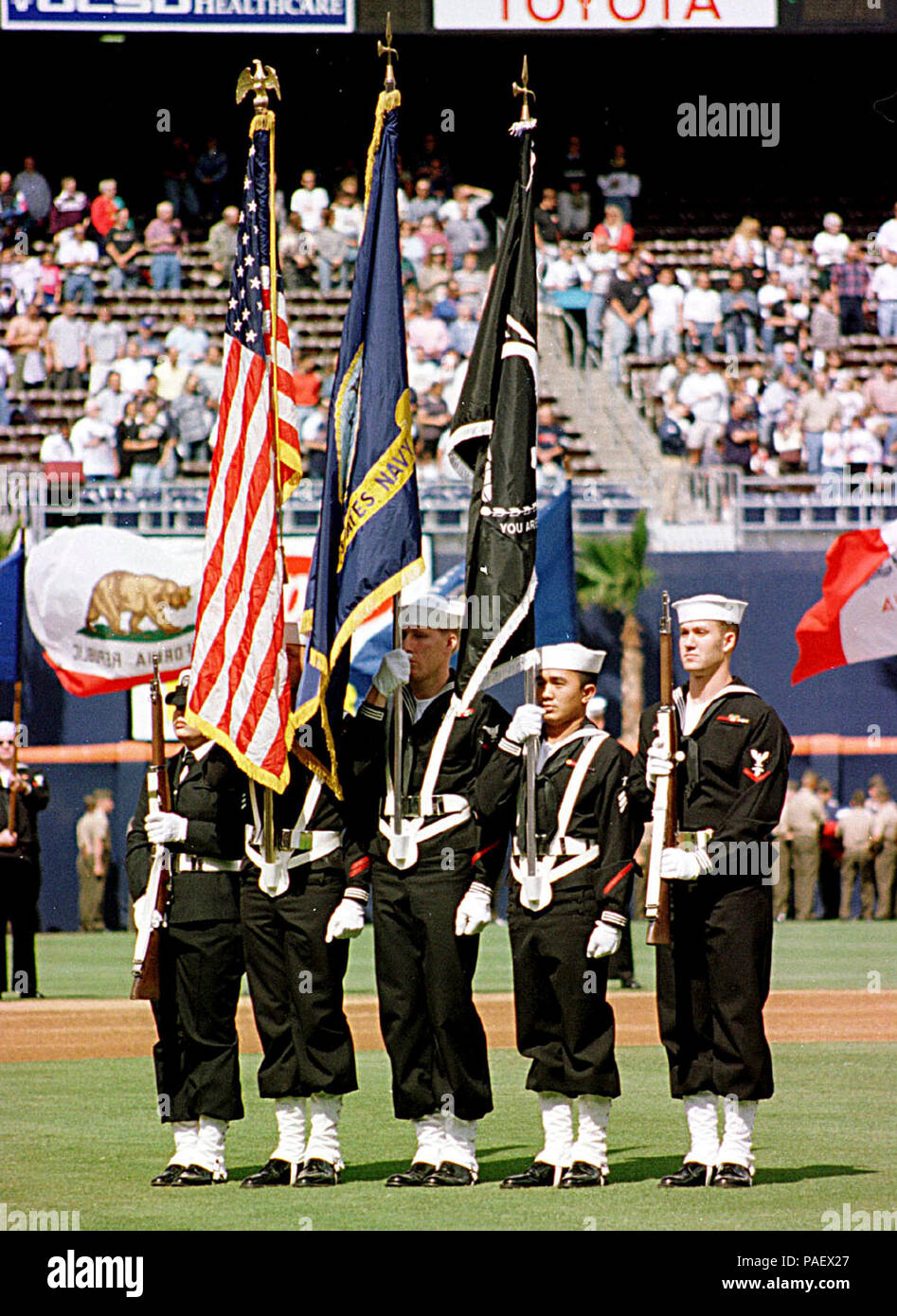 Navy color guard hi-res stock photography and images - Alamy