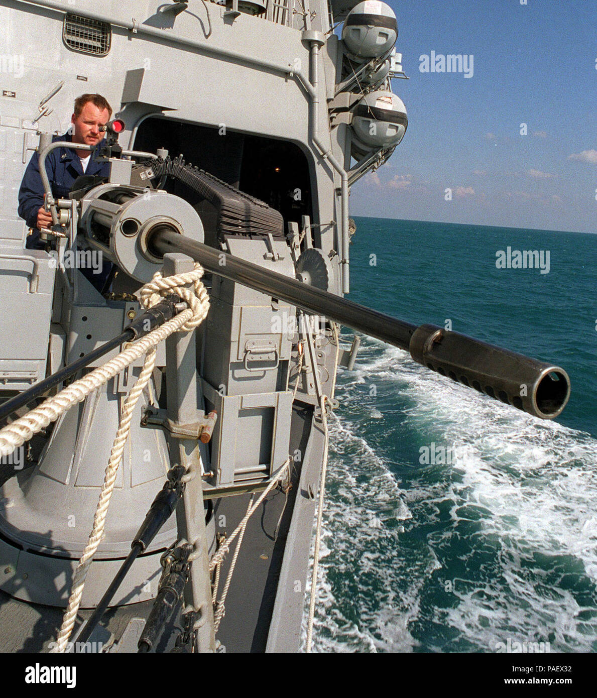 21st, 1997) On board the destroyer USS Benfold (DDG 65) operating in ...