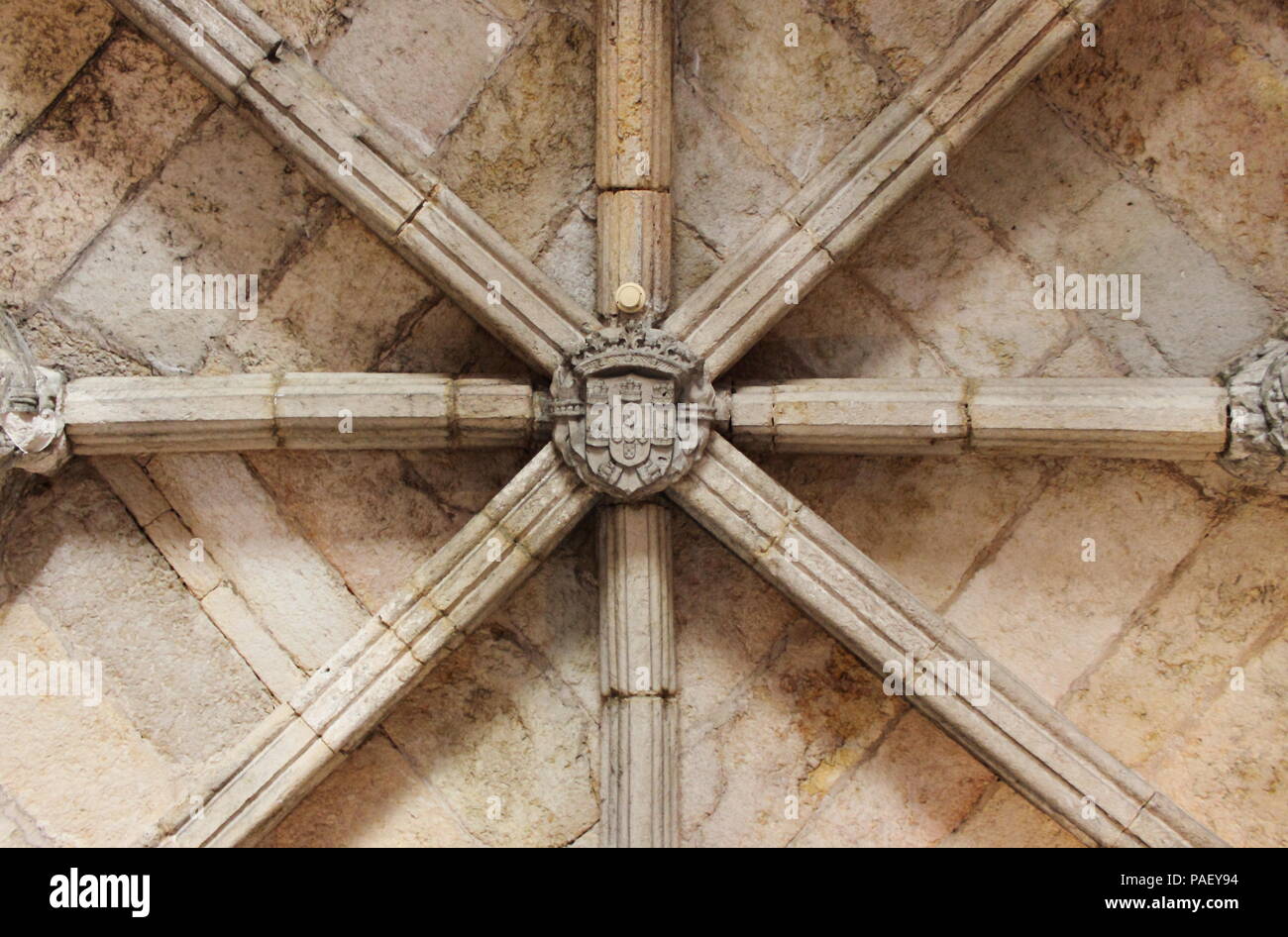 Medieval rooftop in the Belem Tower. Lisbon, Portugal Stock Photo - Alamy