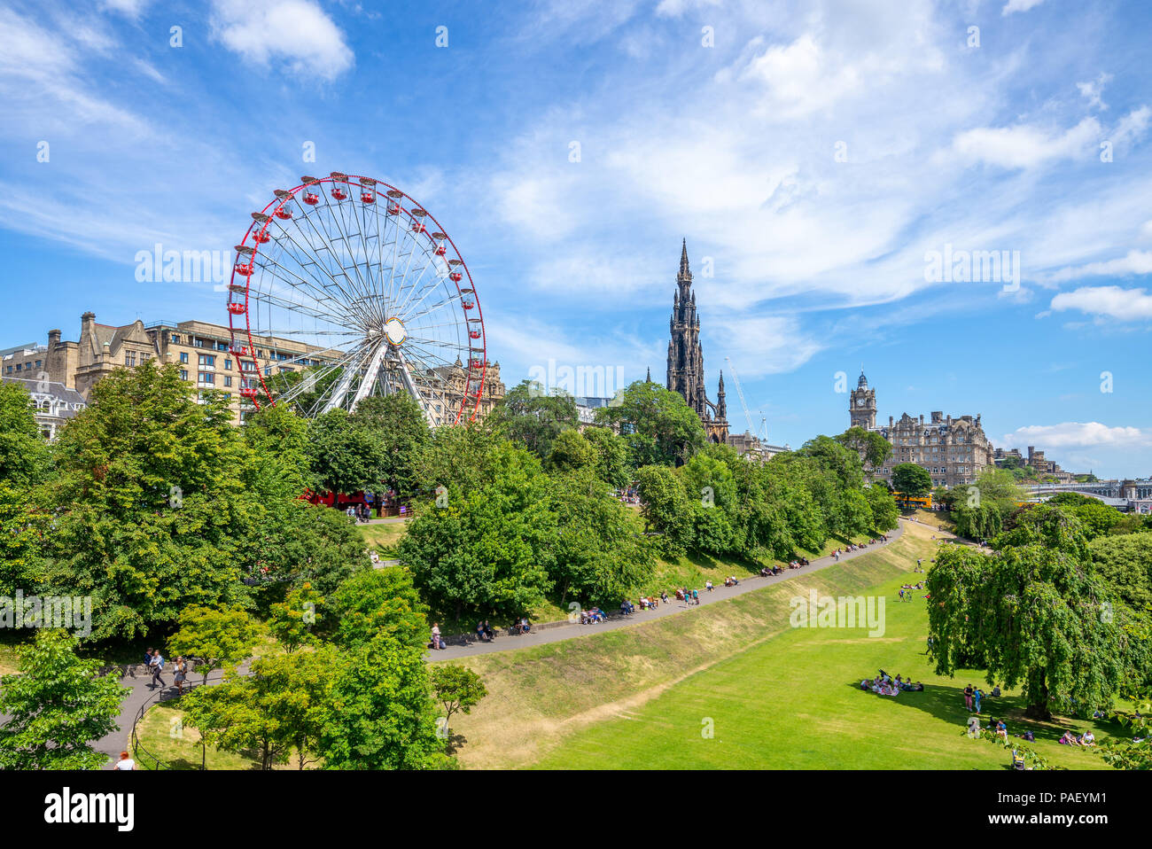 Edinburgh landscape grass hi-res stock photography and images - Alamy