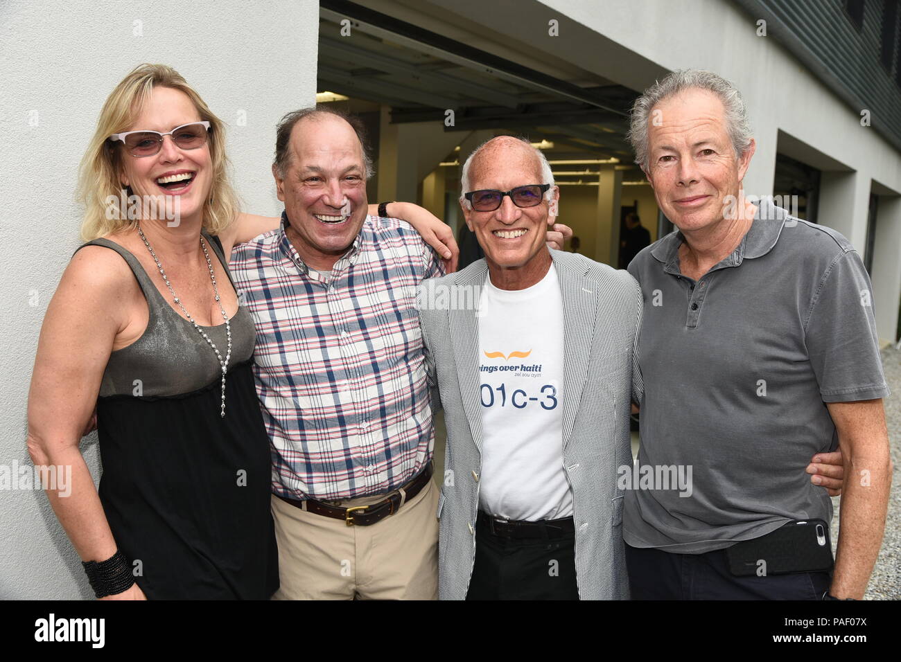 Rick salter attend the hamptons artists benefit for hi-res stock ...