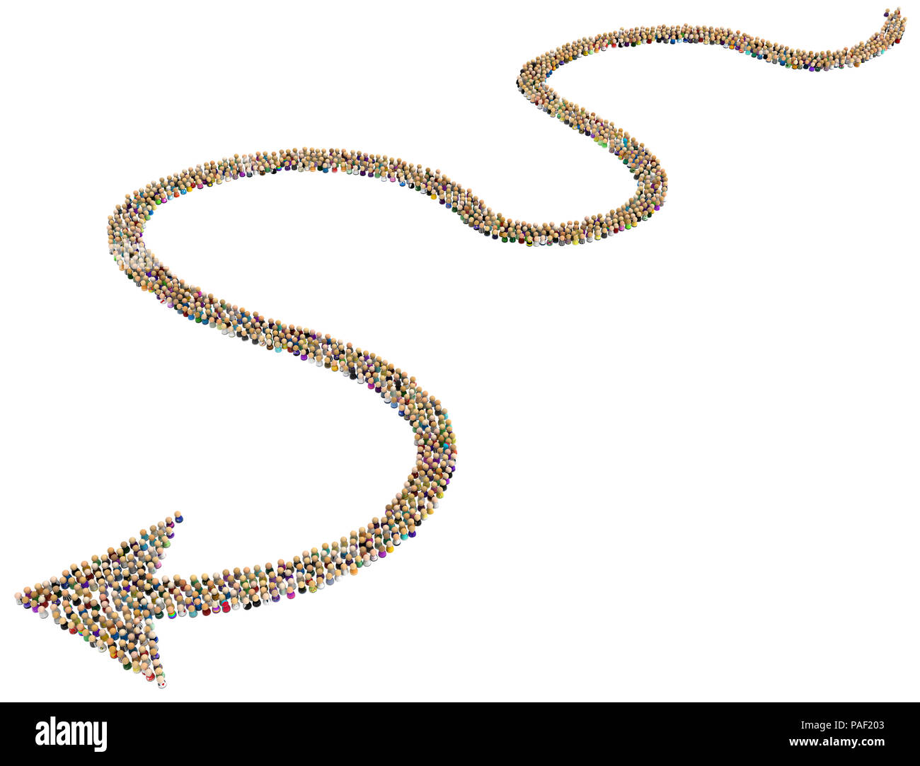 Curvy Arrow High Resolution Stock Photography and Images - Alamy