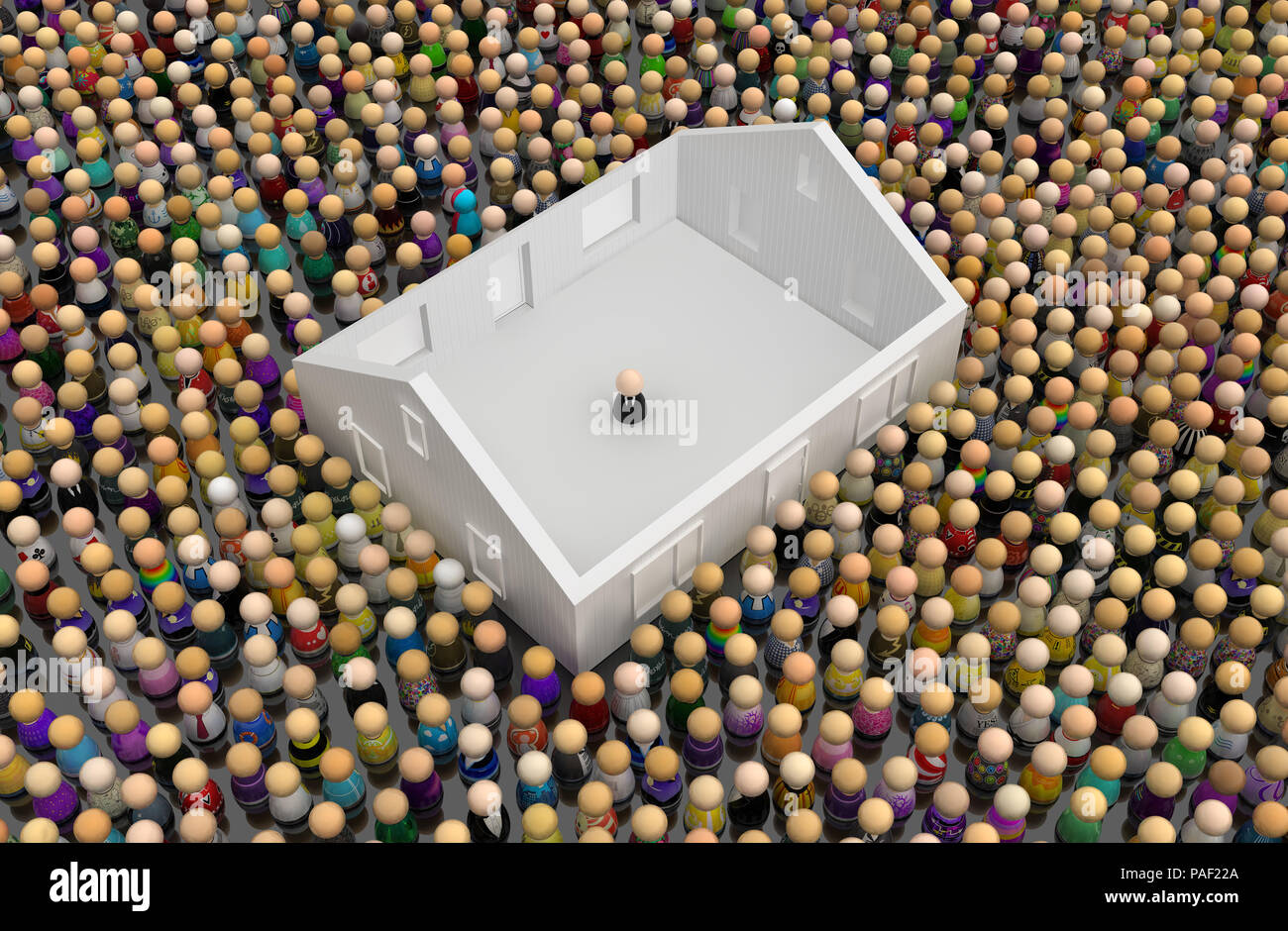 Accommodation figures hi-res stock photography and images - Alamy