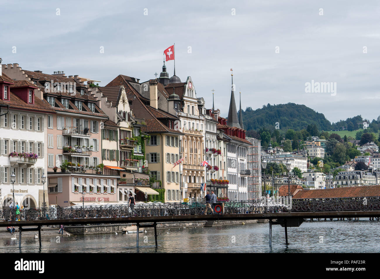 Historic buildings in Lucerne Stock Photo - Alamy