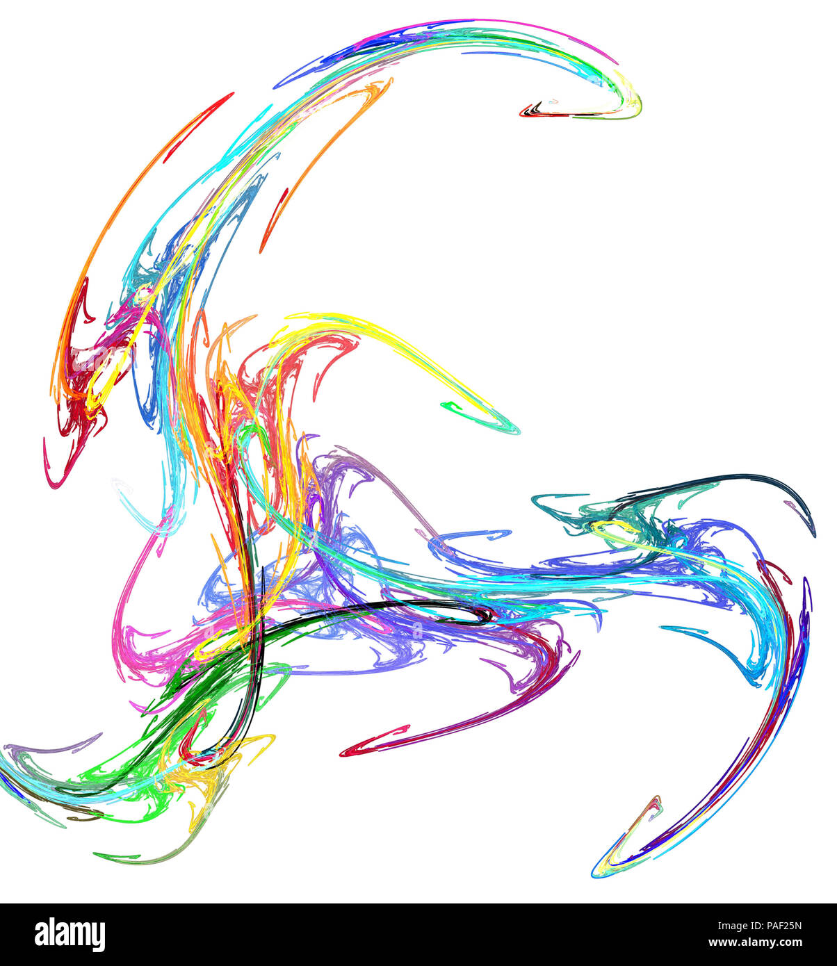 Colors hooks splash dynamic chaos abstract, horizontal background Stock ...